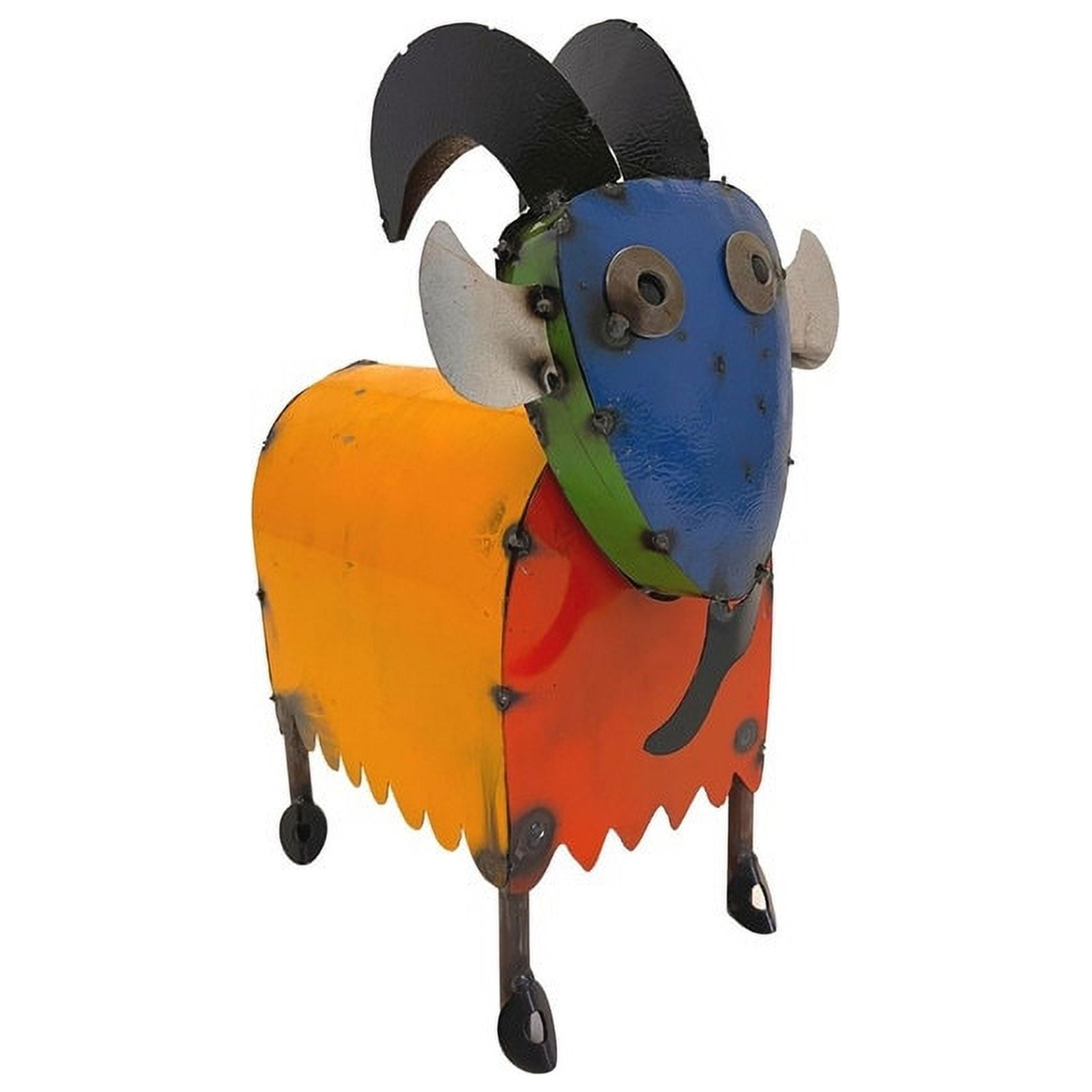 Rustic Arrow Metal Cartoon Goat for Decor - Walmart.com