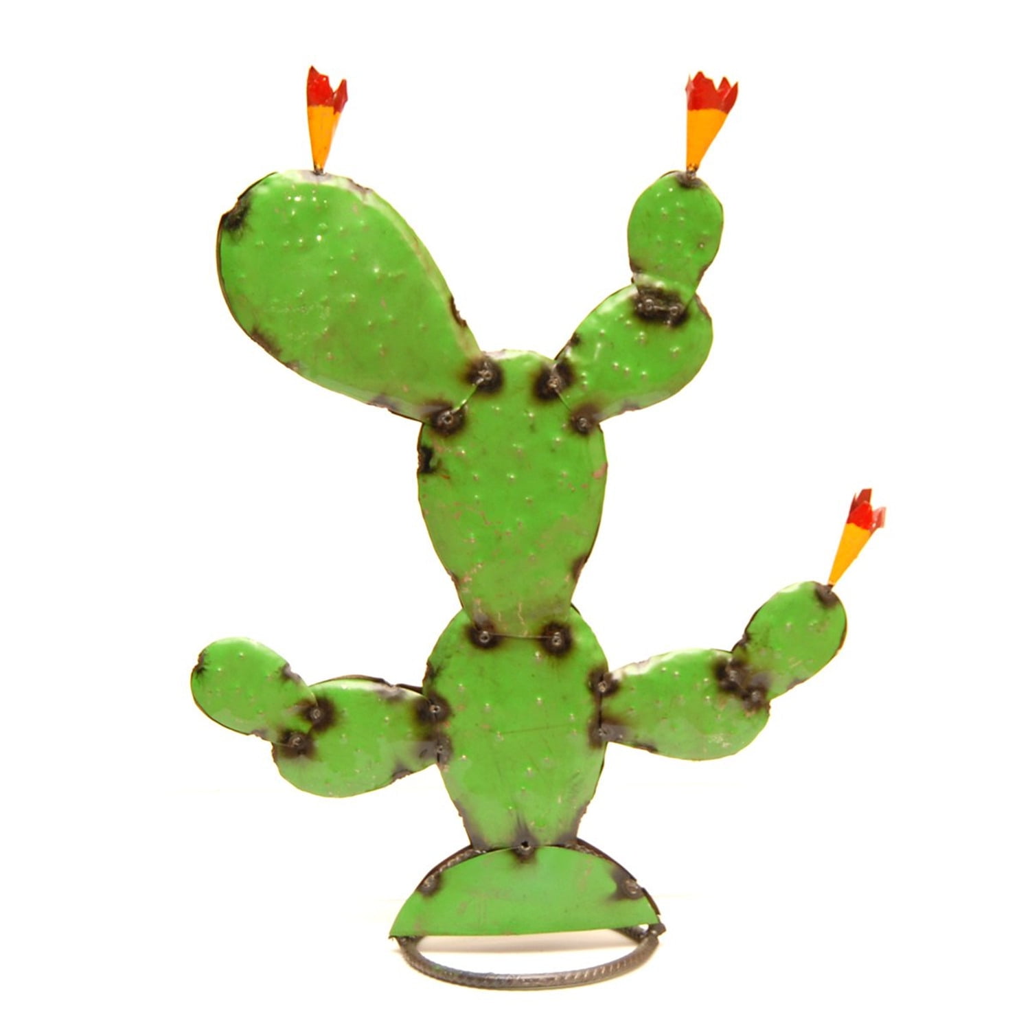 Rustic Arrow Nopal Cactus Garden Decor - Walmart.com