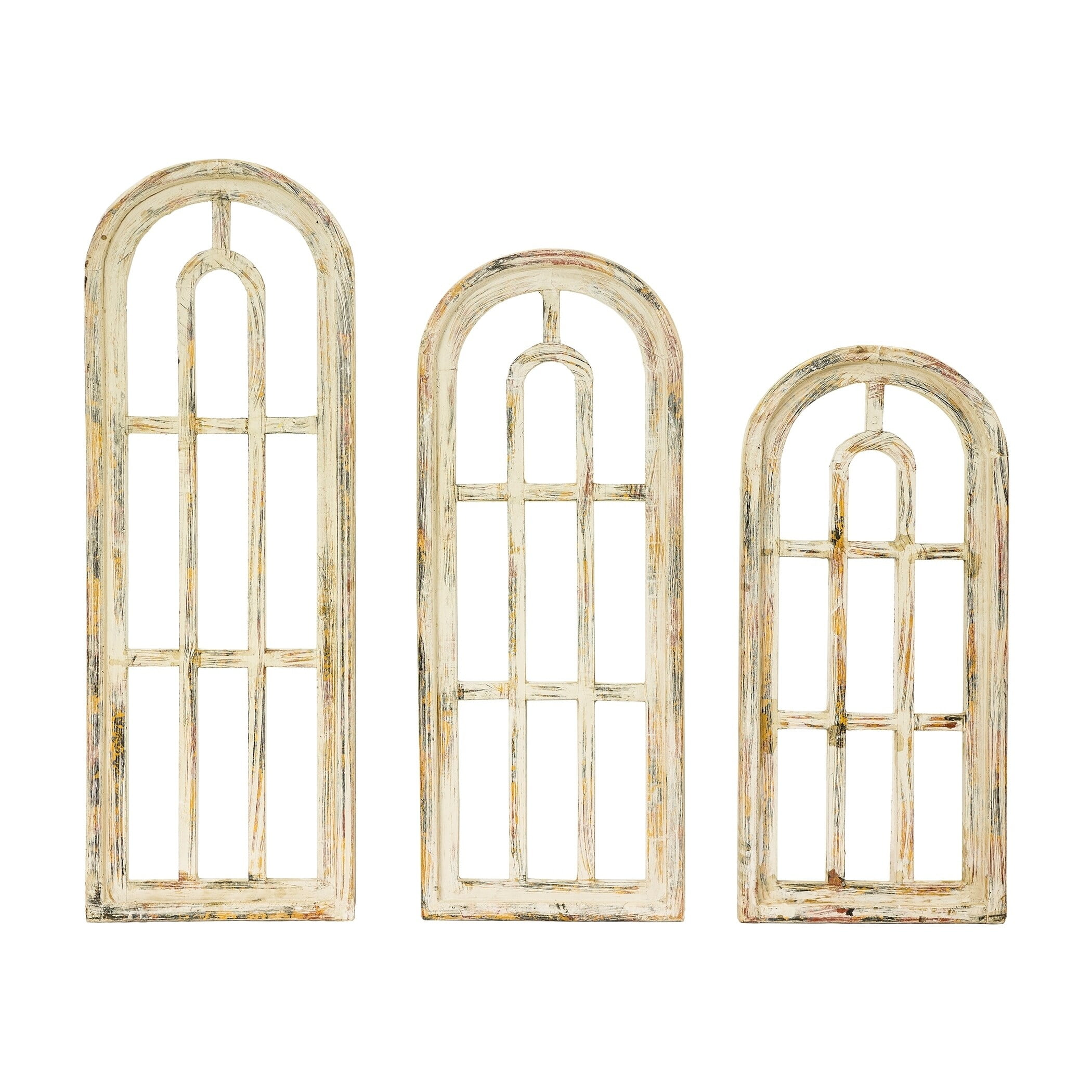 Rustic Arrow Round Set of Three Windows - Walmart.com