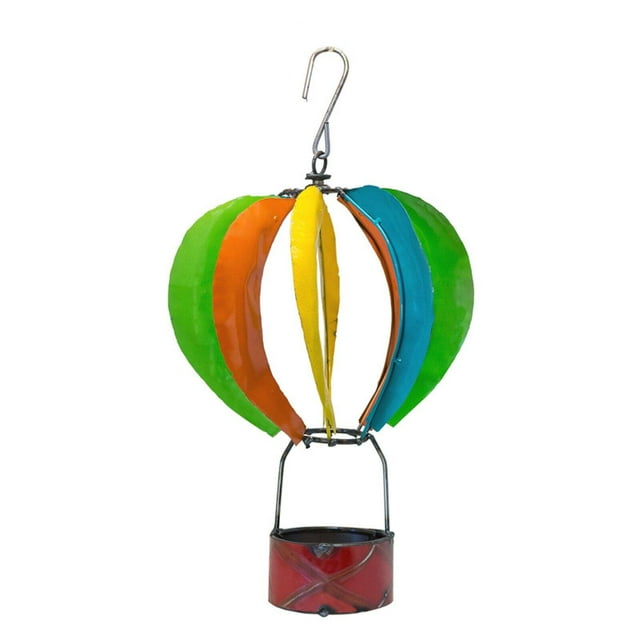 Rustic Arrow Spinning Hot Air Balloon Metal Art with Chain - Walmart.com