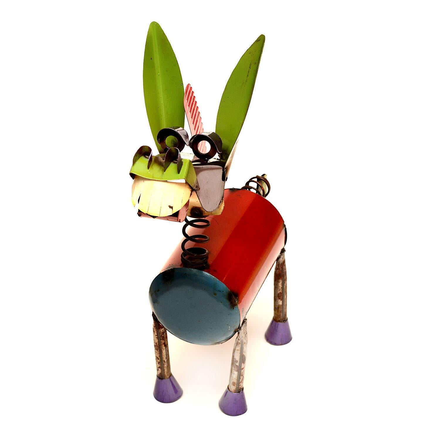 Rustic Arrow Spring Neck Donkey Figurine - Walmart.com