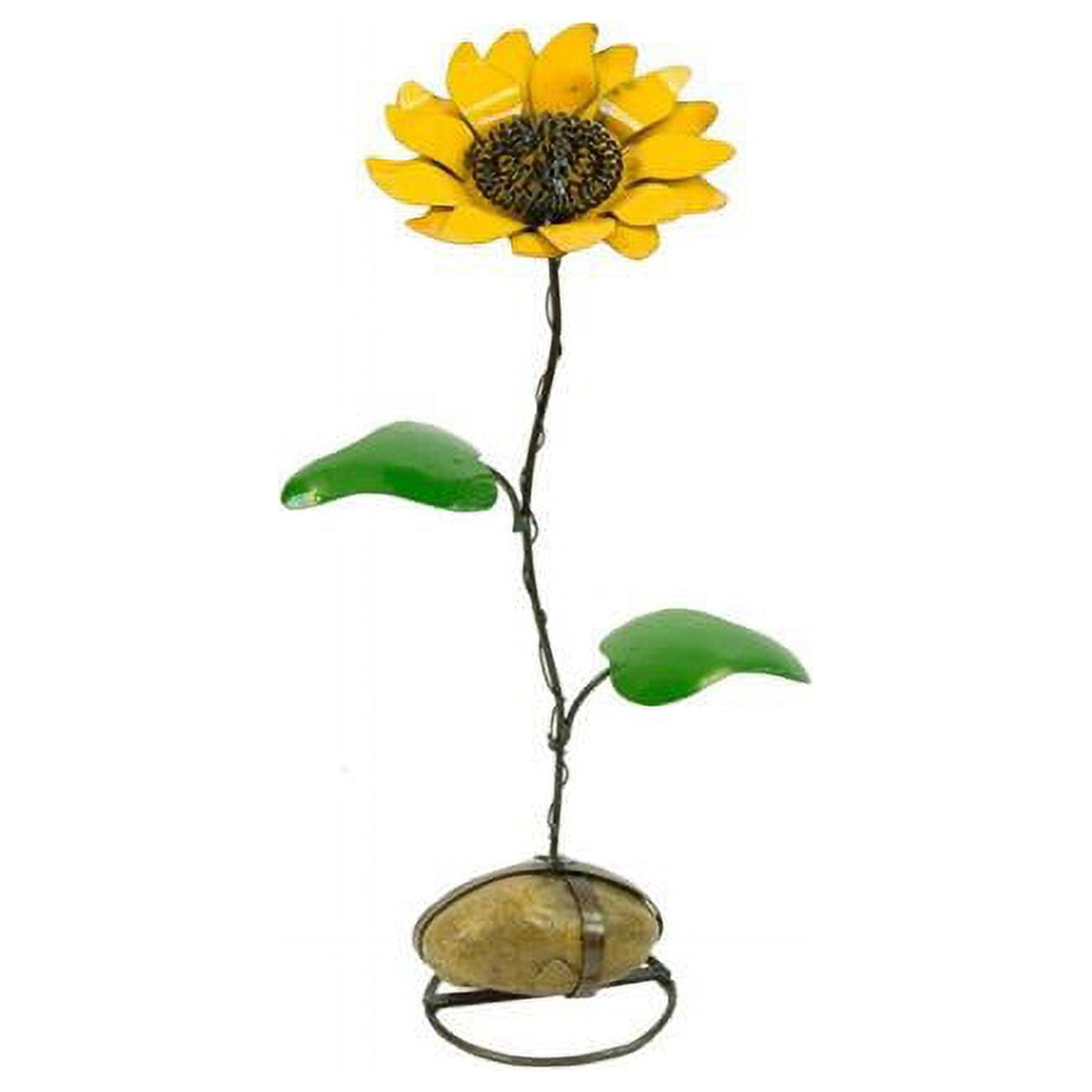 Rustic Arrow 10207 Sunflower with Rock - Walmart.com