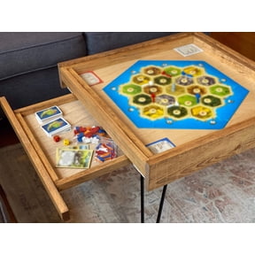Avocahom Solid Wood Board Game Table for 4–6 with Removable Top, 54" x ...