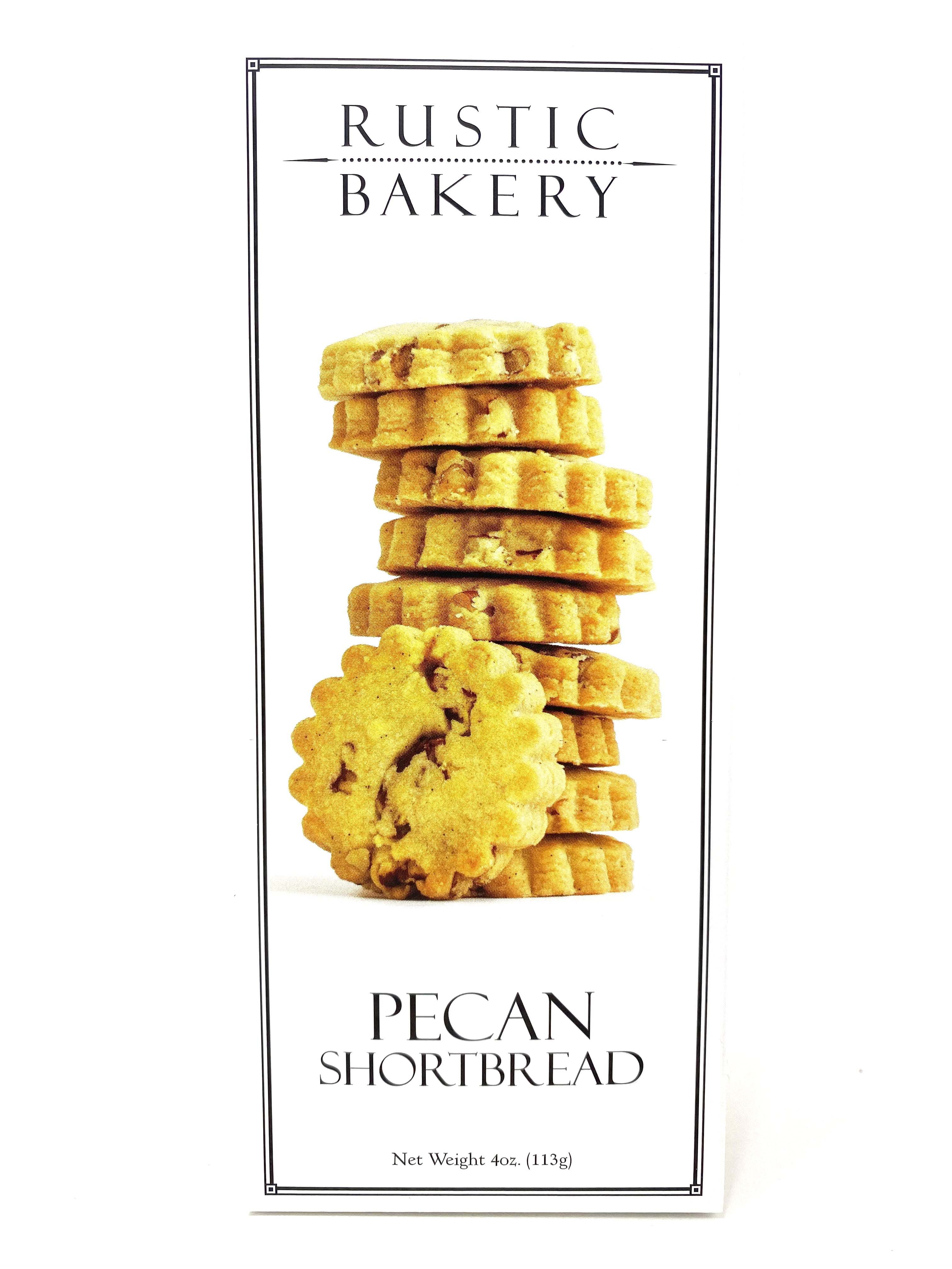 Rustic Bakery Buttery Pecan Shortbread Cookies with Caramelized Sugar ...