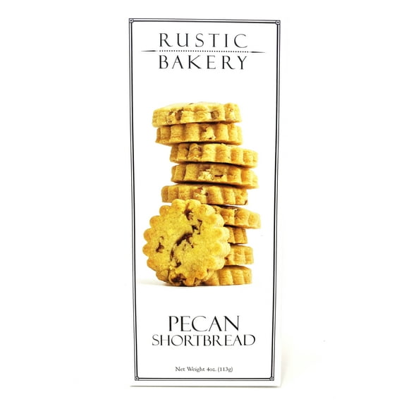 Rustic Bakery Buttery Pecan Shortbread Cookies with Caramelized Sugar ...