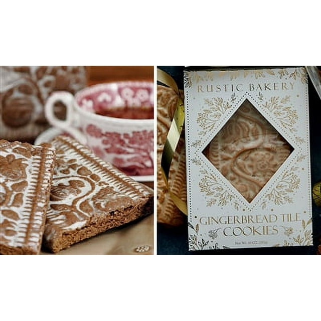 Rustic Bakery Gingerbread Cookie Tiles, 10oz, Pack of 8 - Walmart.com