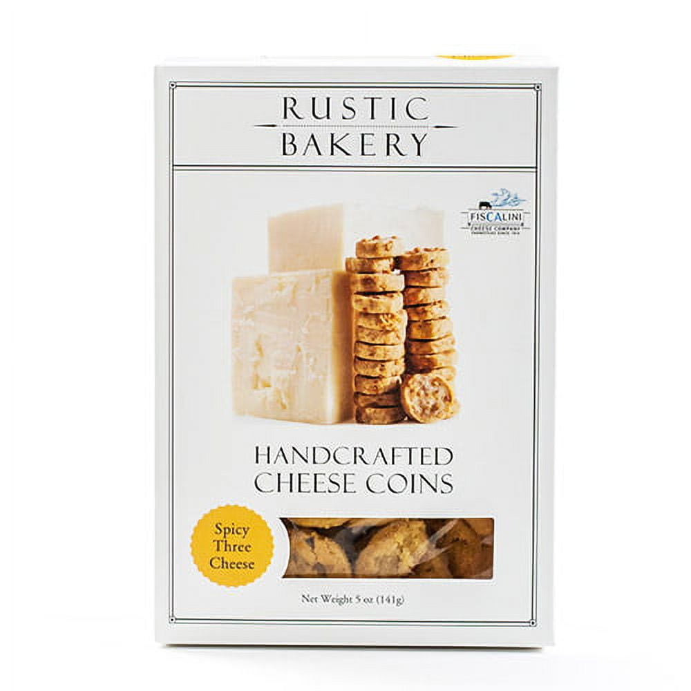 Rustic Bakery Handcrafted Cheese Coin Cookie 5 oz - Walmart.com