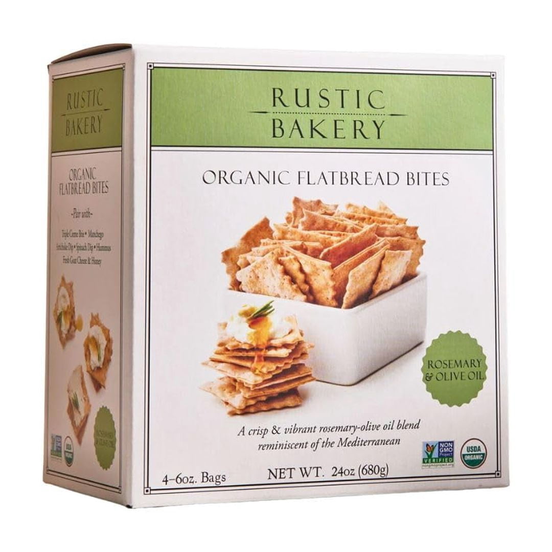 Rustic Bakery Handmade Sourdough IRF13 Flatbread Cracker Bites ...