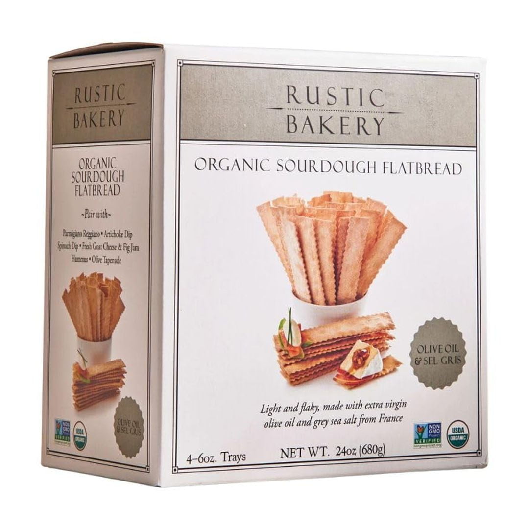 Rustic Bakery Handmade Sourdough IRF13 Flatbread - Olive Oil & Gris ...