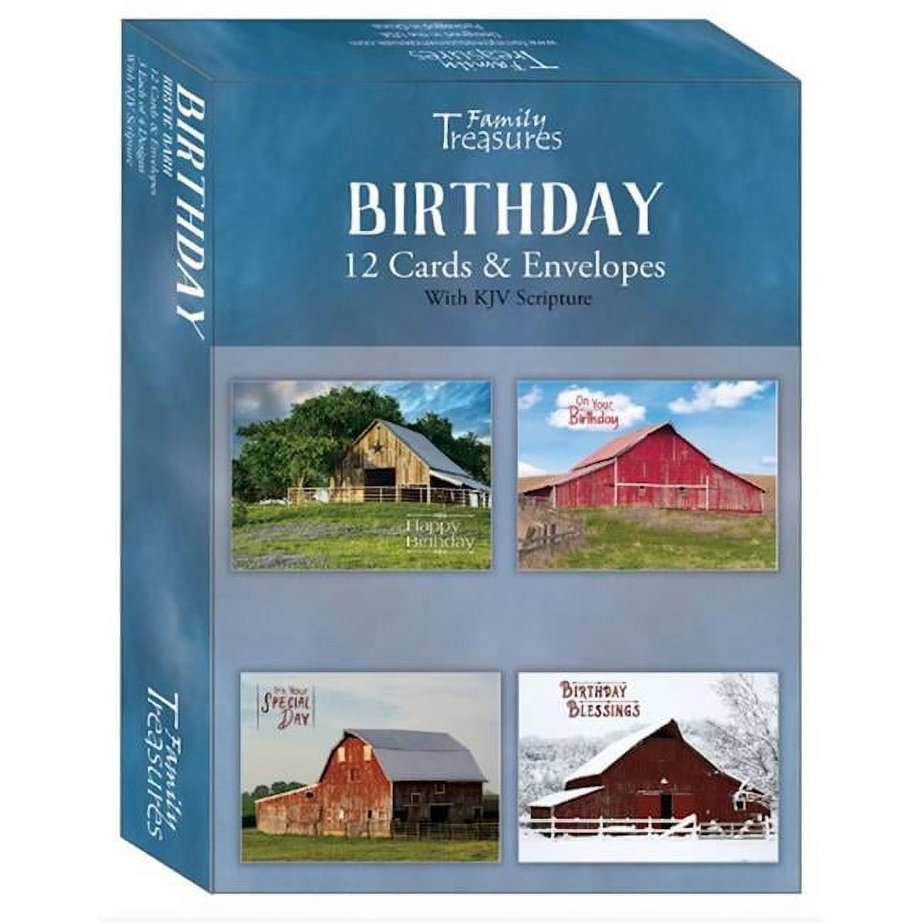 Rustic Barn Birthday Boxed Card - Pack of 12 - Walmart.com