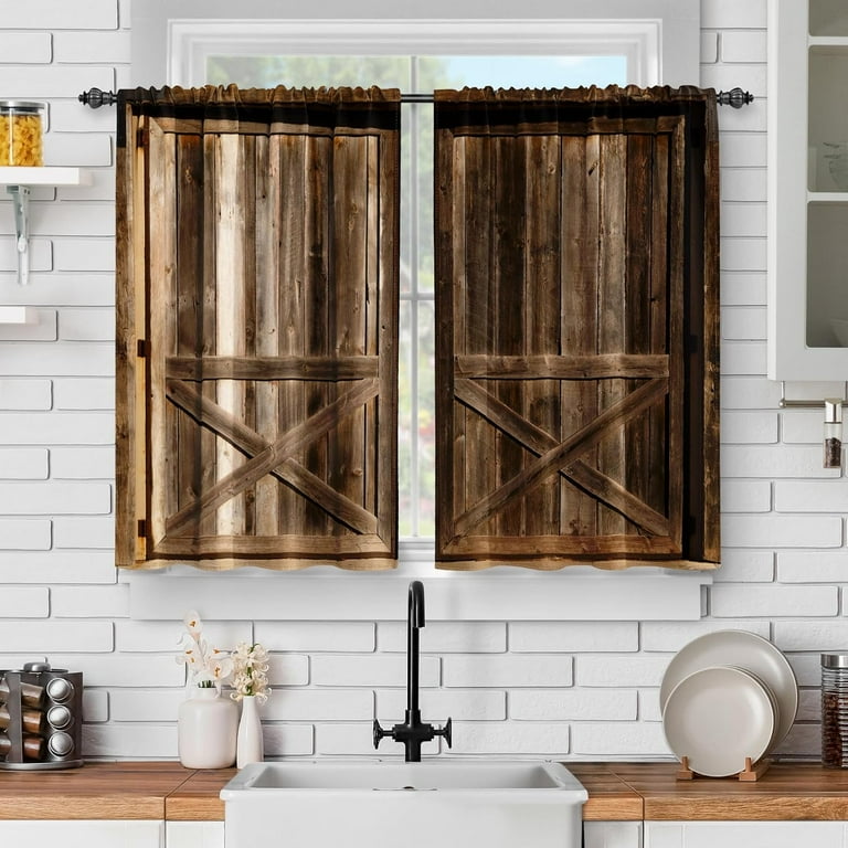 Rustic Country Kitchen Curtains