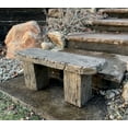 Rustic Barn Wood Bench - Walmart.com