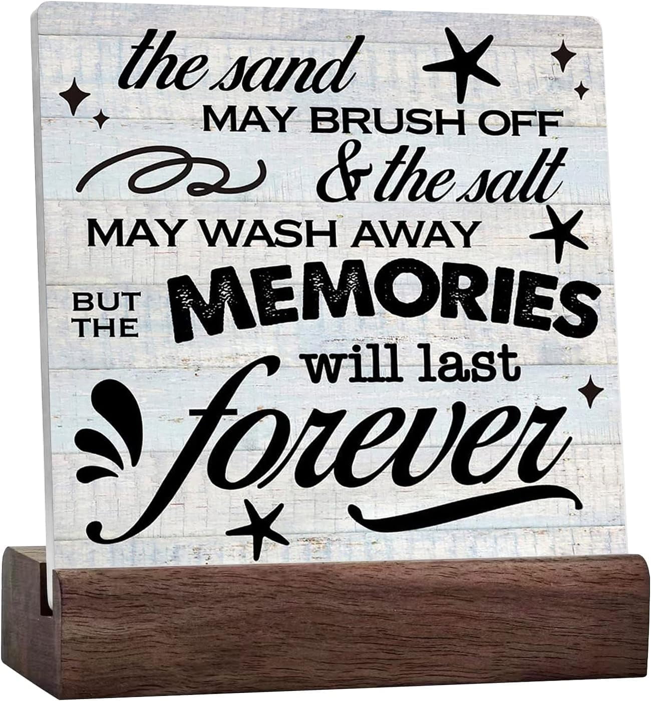 Rustic Beach The Sand May Brush Off The Salt Wash Away Sign Farmhouse ...