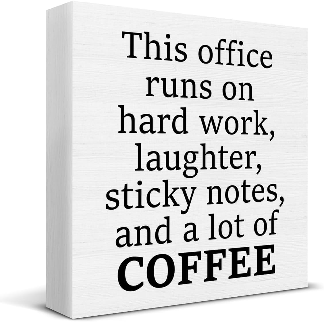 Rustic Bedroom Decor Office Signs Rustic This Office Runs on Hard Work ...