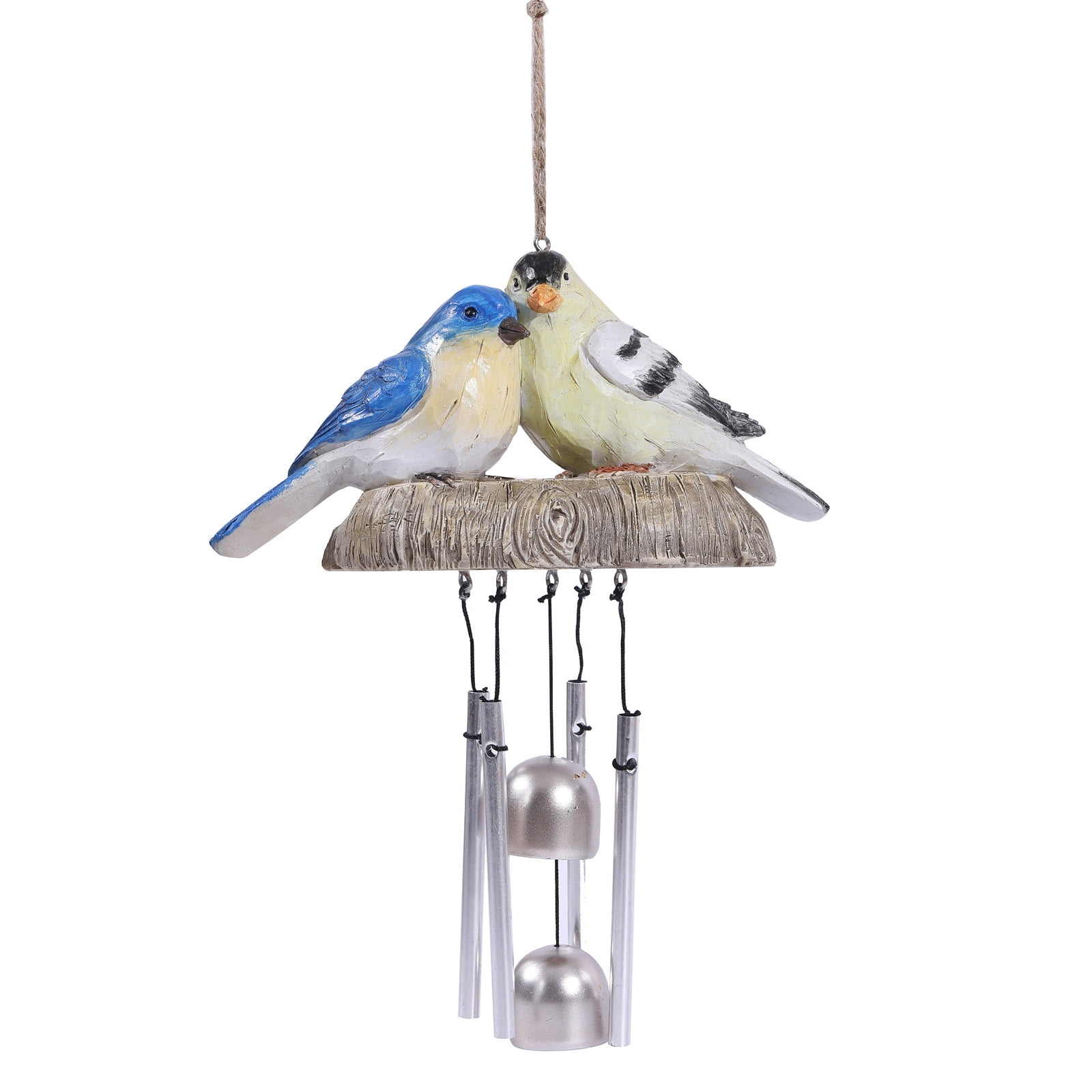 Rustic Bird Wind Chimes Outdoor Hanging Wind Chime Home Patio ...