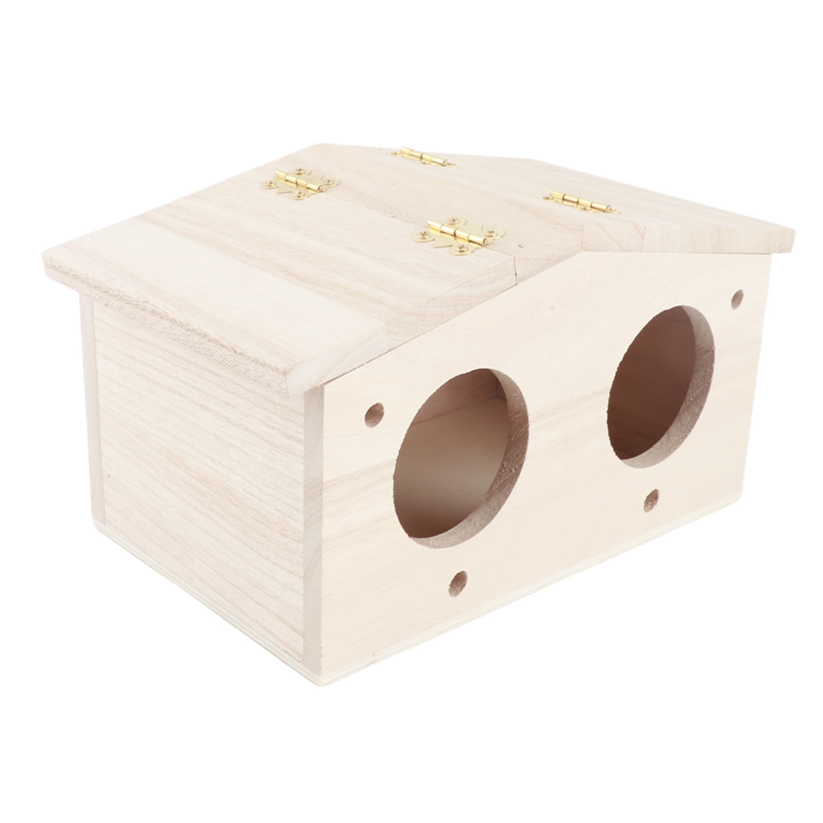 Rustic Birdhouse, Charming Log Cabin Design, Ideal For Bird Breeding ...