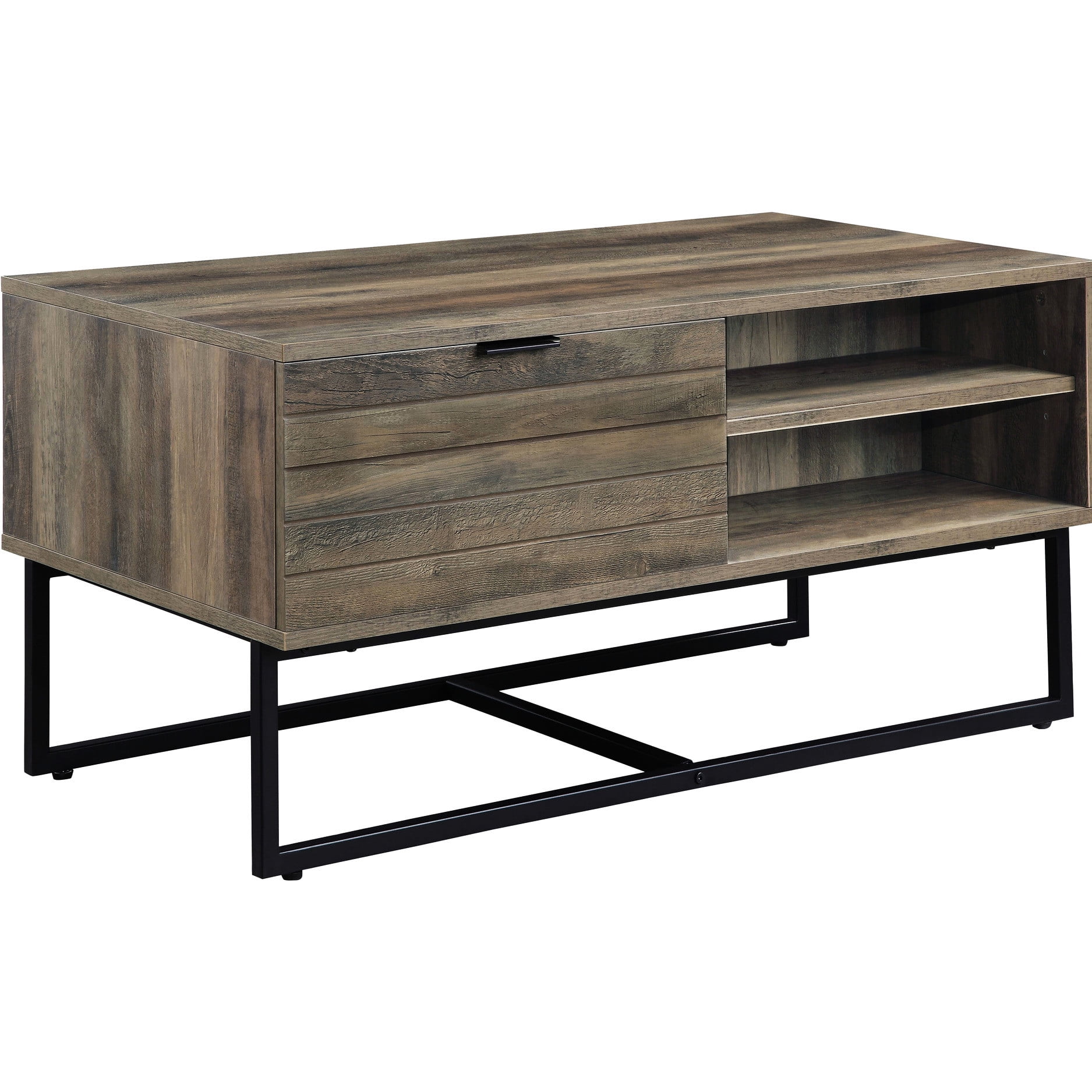 Rustic Black Coffee Table | Show Personal Style & Store Items ...