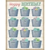 Cupcakes Happy Birthday Chart 17x22 [TCR7626] - Walmart.com