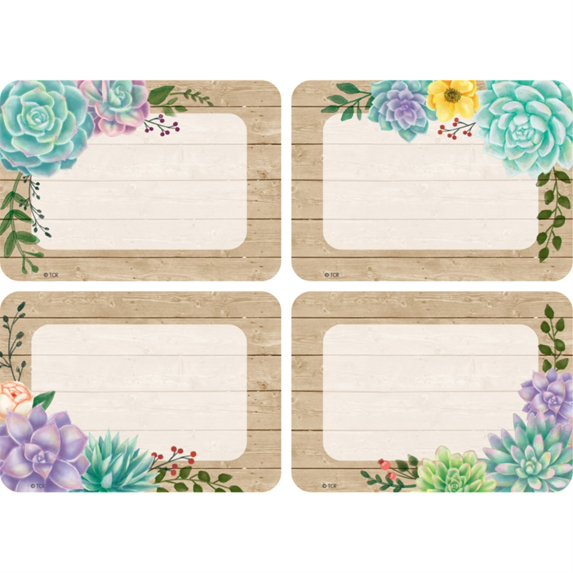 Rustic Bloom Name Tags/Labels, Multi-Pack | Bundle of 5 - Walmart.com