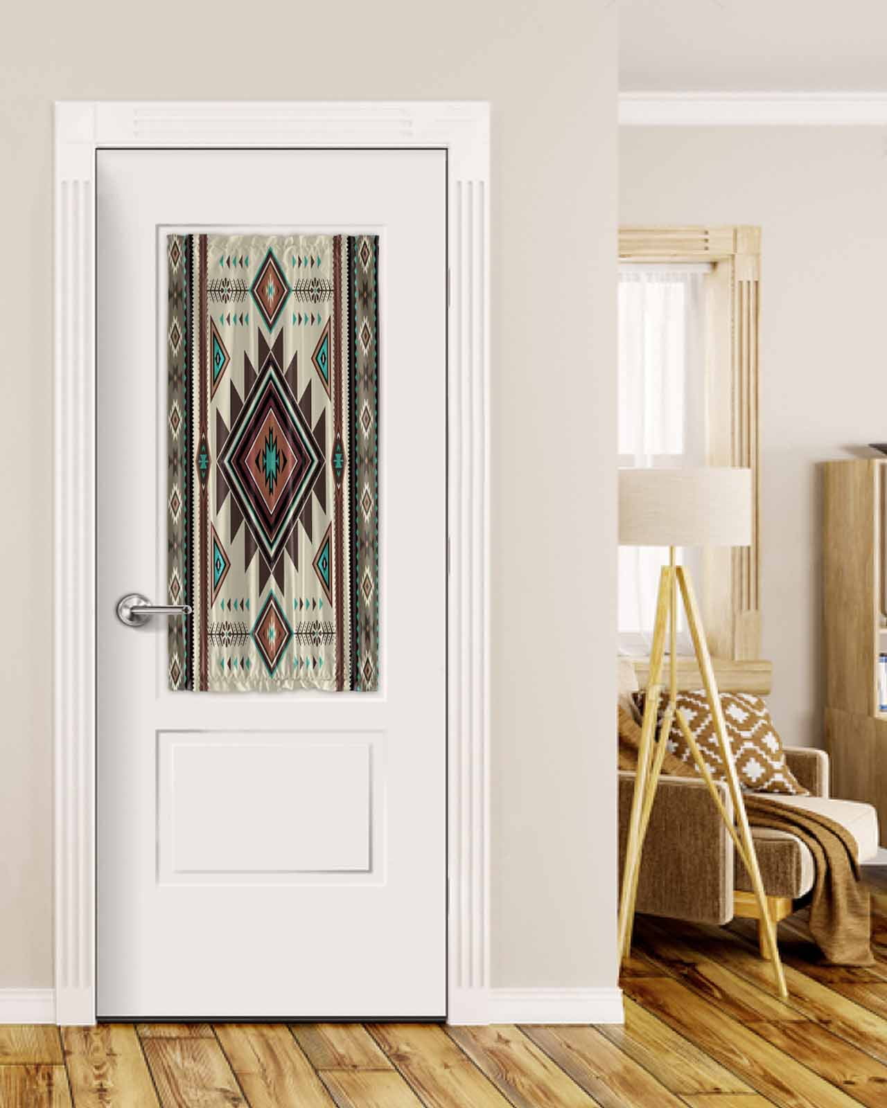 Rustic Boho Southwestern Door Curtains for Doorway Privacy,Blackout ...