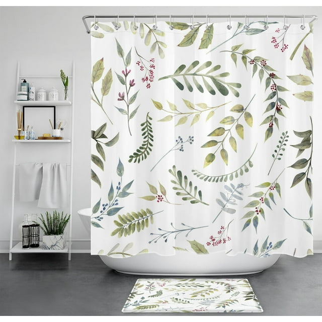 Rustic Botanical Shower Curtain Elevate Your Bathroom With Nature