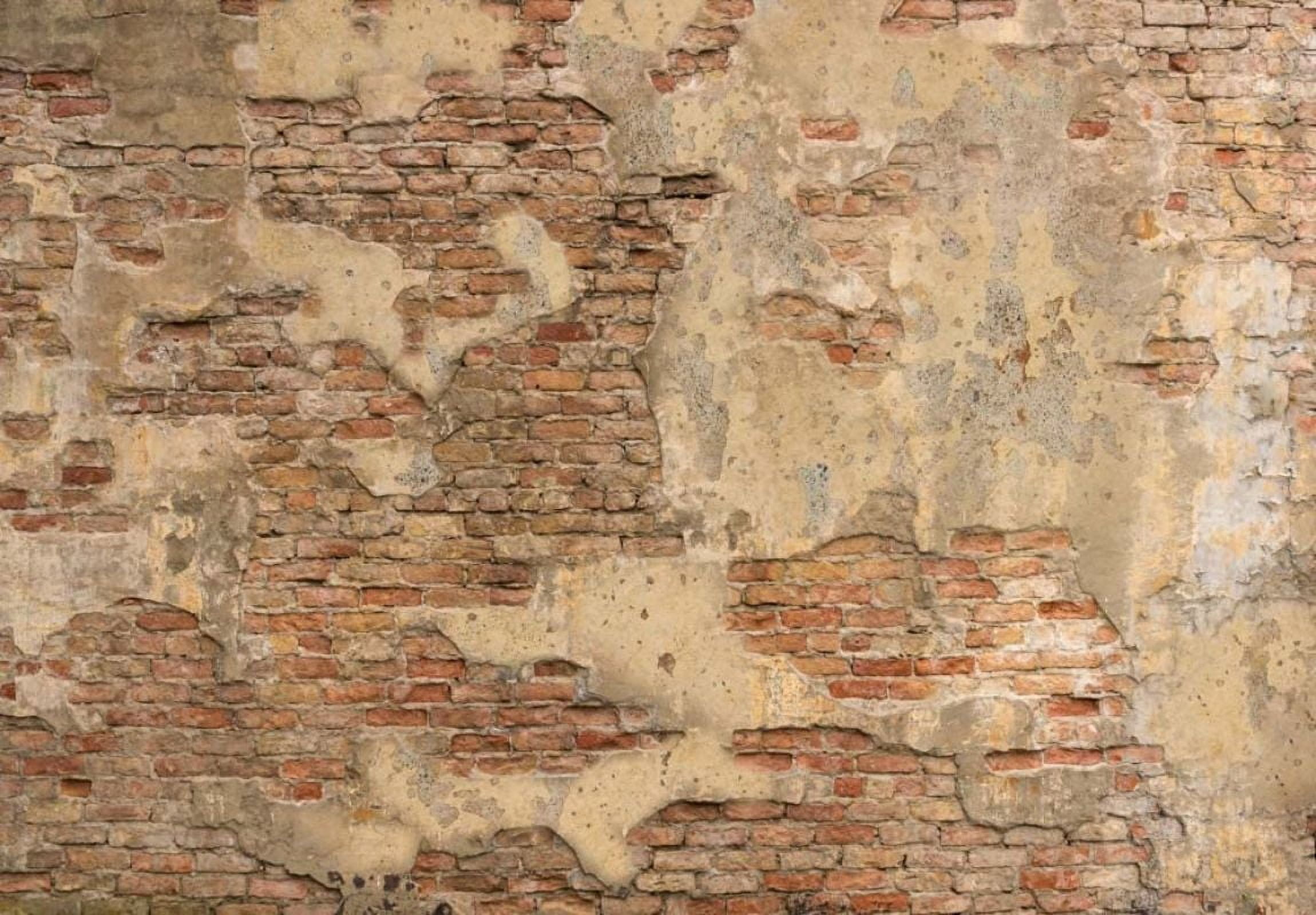 Rustic Brick Wall Backdrop Vintage Brown Stone Brick Wall Old House ...