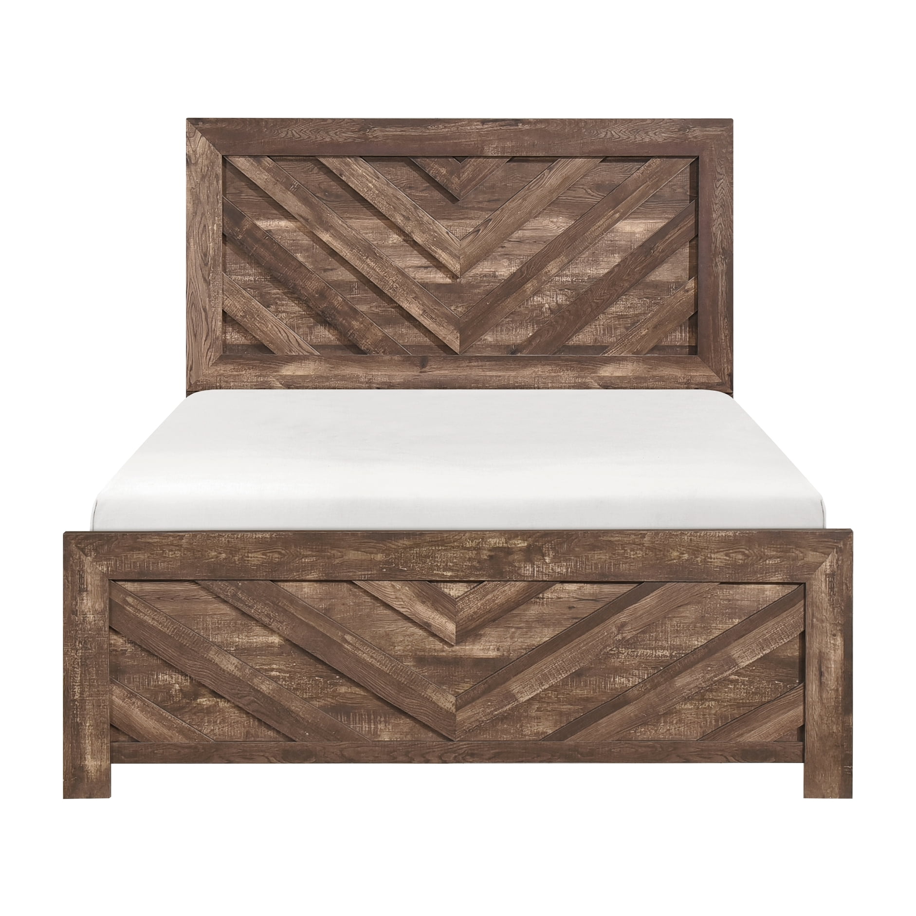 Rustic Brown Full Size Bedroom Camping Cot, Contemporary Wooden ...