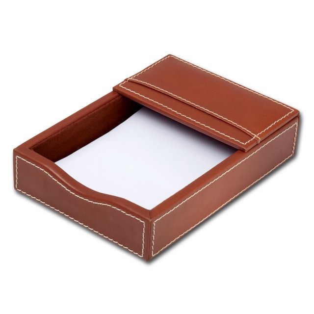 Rustic Brown Leather 4 x 6 Memo Holder - Walmart.com