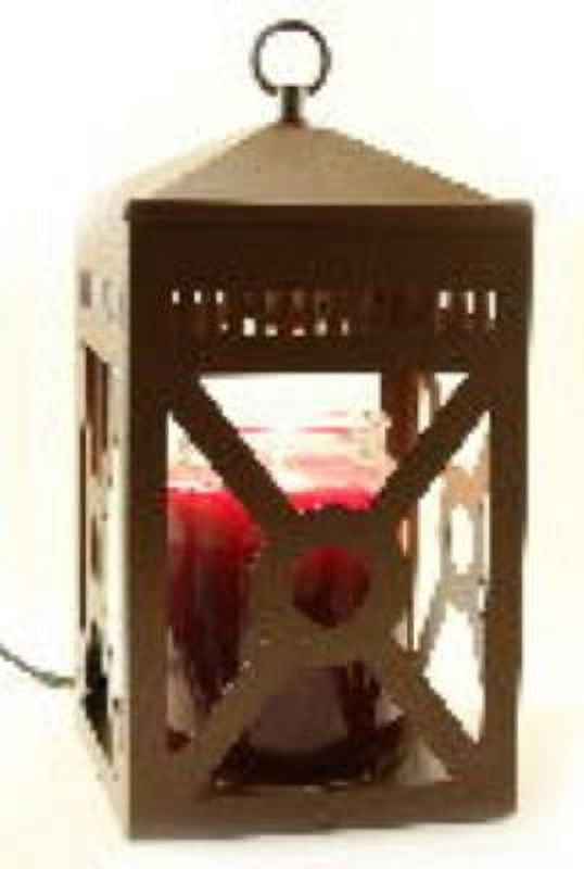 Rustic Brown Mission Candle Warmer Gift Set - Warmer and Courtneys 26oz ...