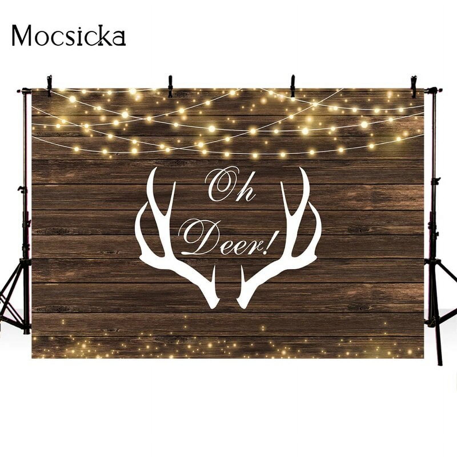 Rustic Brown Wood Plank Photography Background String Lights Sunflower ...