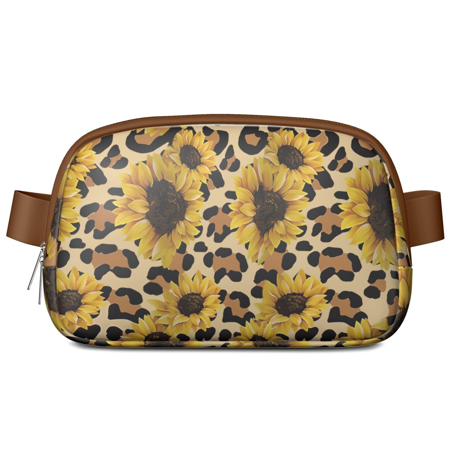 Rustic Bull Waist Bag – Wild Cow Fanny Pack with Floral Grassland ...