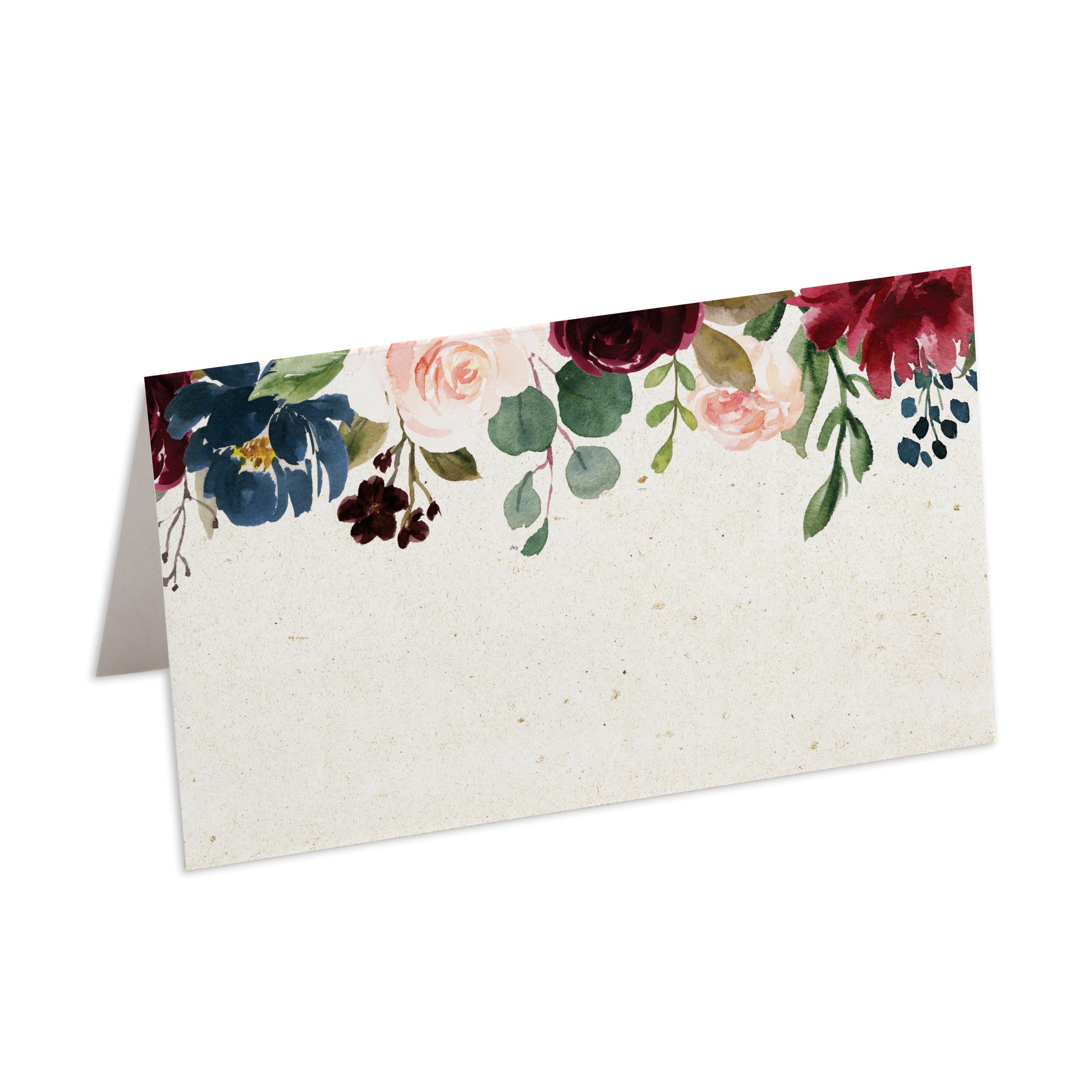 Truly Inspired Paper Co. Rustic Burgundy Place Cards, 100 Pack, 2.5 x 3 ...