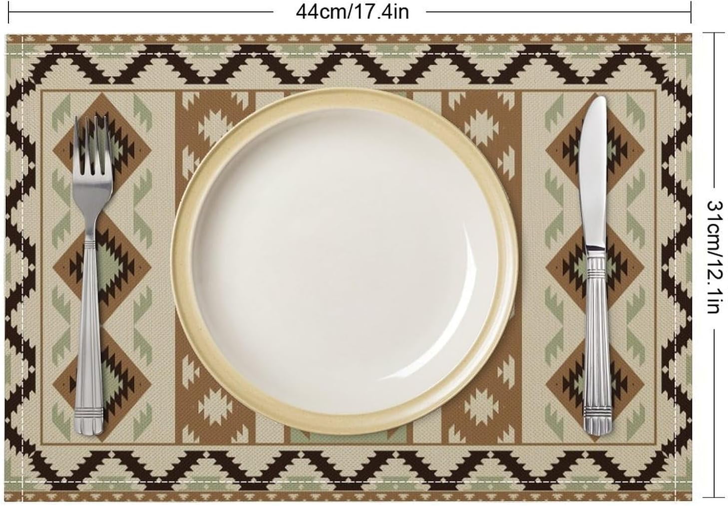 Rustic Cabin Placemats Set of 6,Vintage Lodge Bear Deer Farmhouse ...