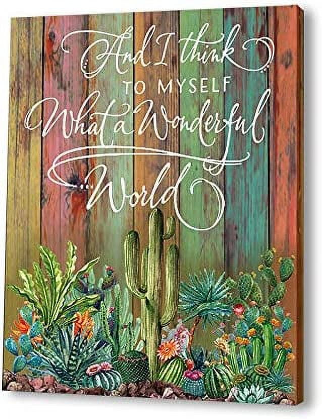 Rustic Canvas Wall Art Succulent Art Wall Decor Cactus Aloe Art Prints ...