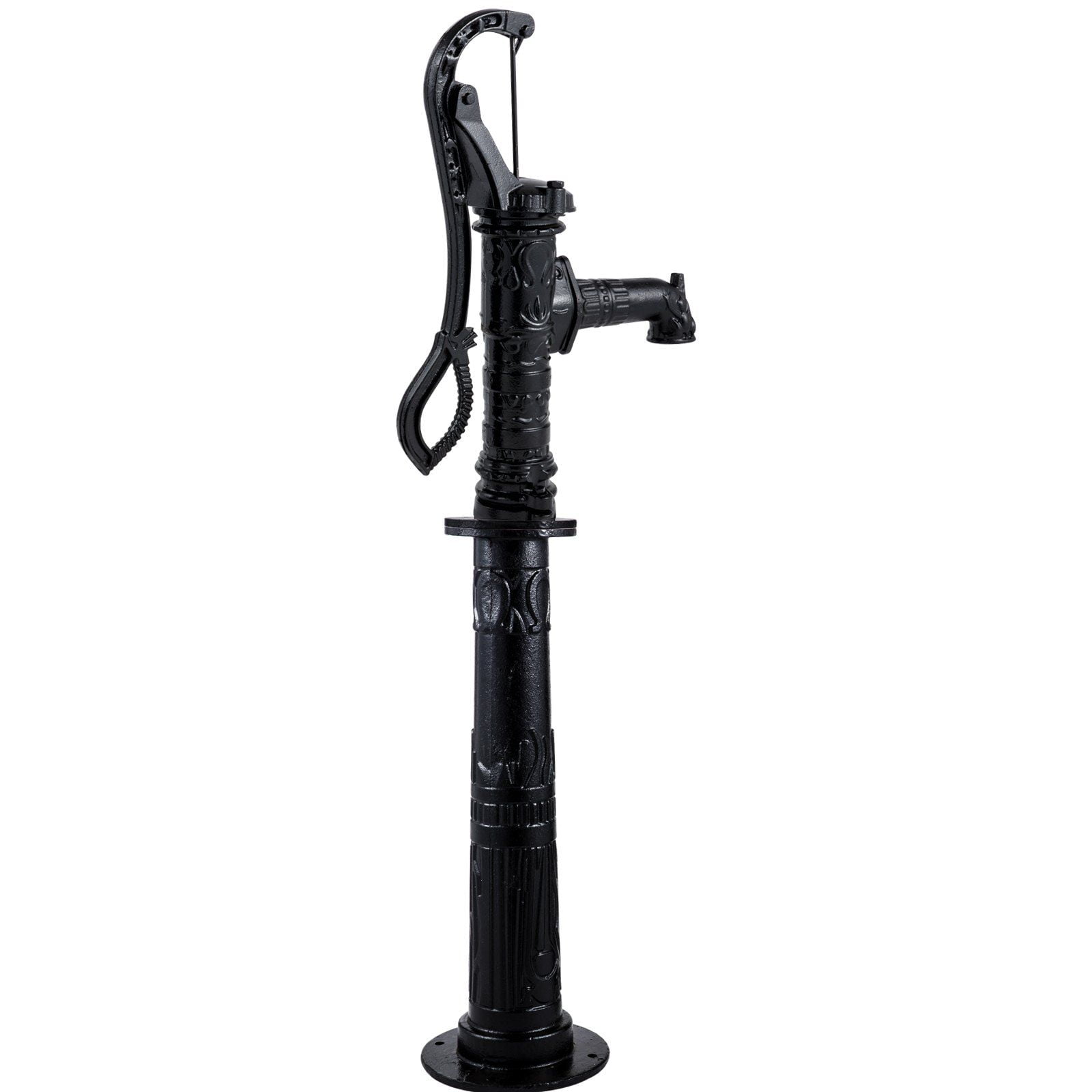 Rustic Cast Iron Hand Water Pitcher Pump with 26" Stand, 53.1" Total ...