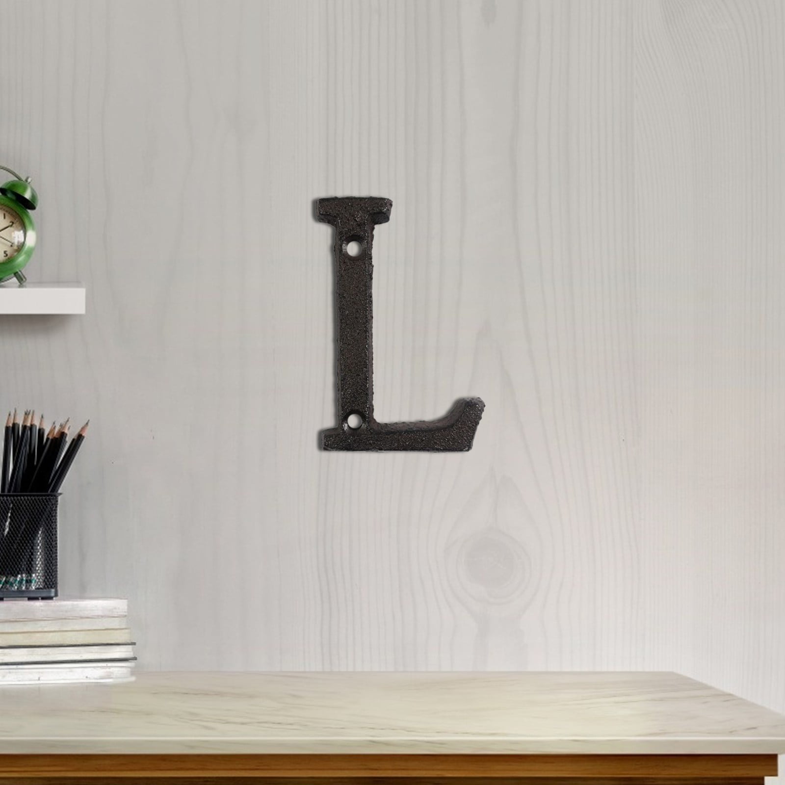 Rustic Cast Iron Letters Wrought Iron House Numbers DIY Alphabet Metal ...