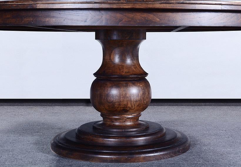 Rustic Catalan Dining Table with Antique Walnut Finish - Walmart.com