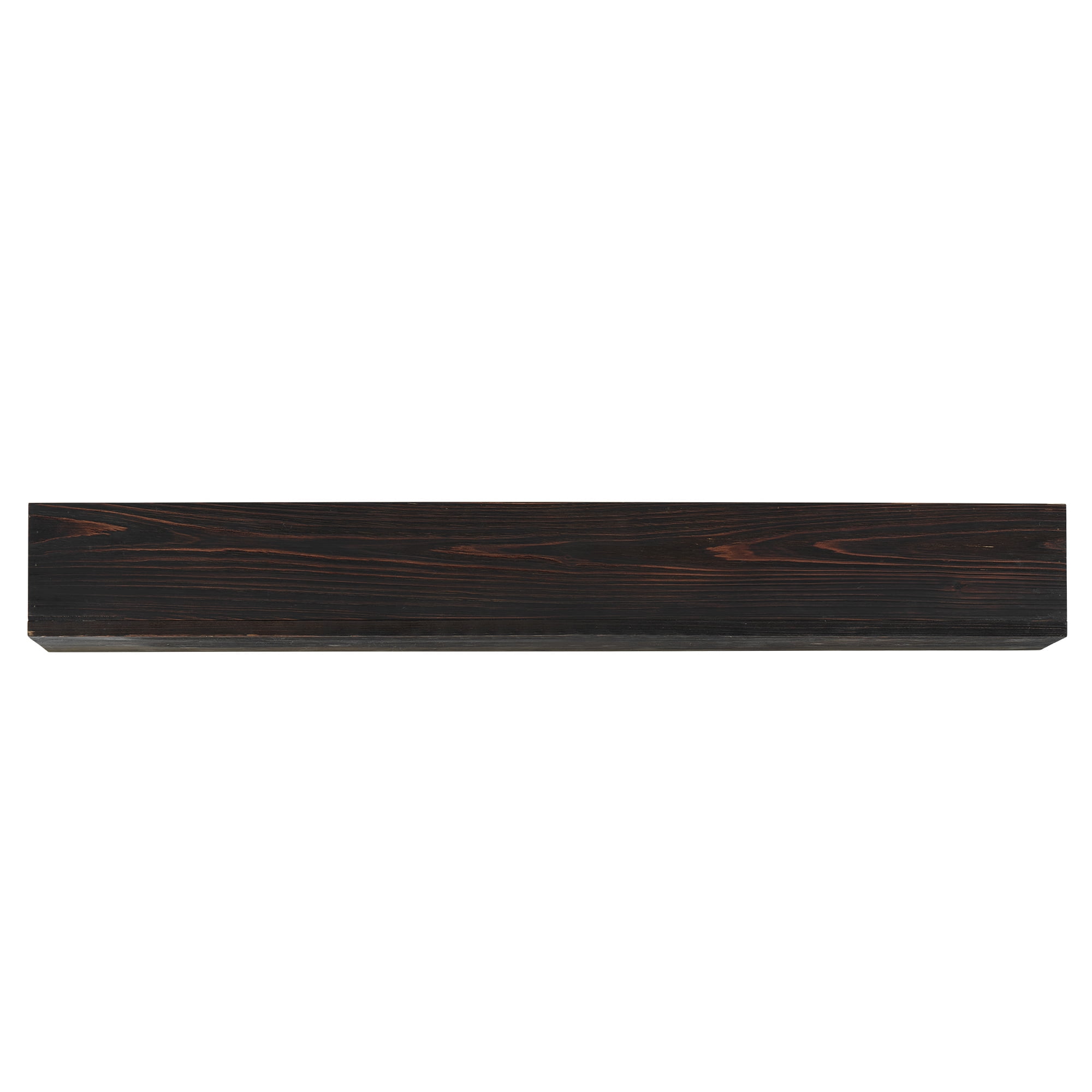 Rustic Cedar Wall-Mounted Fireplace Mantel Shelf 72" Length Home Decor ...