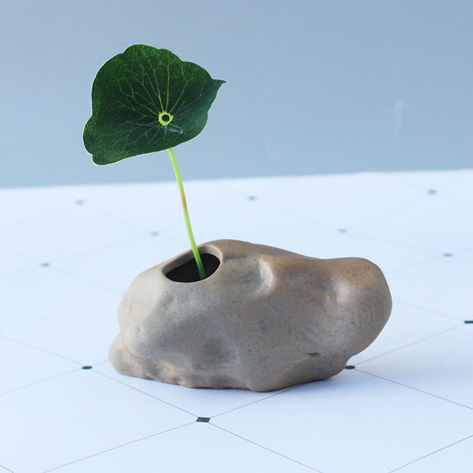 Rustic Ceramic Planter With Personalized Inscription Stone Design ...