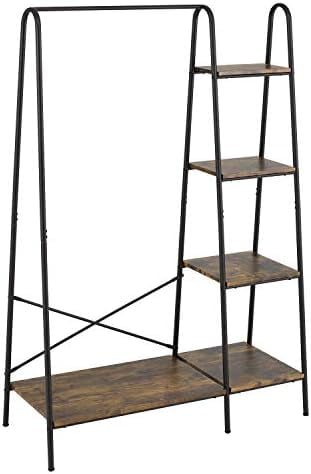 Rustic Clothes Rack, Clothing Rack for Hanging Clothes Heavy Duty ...