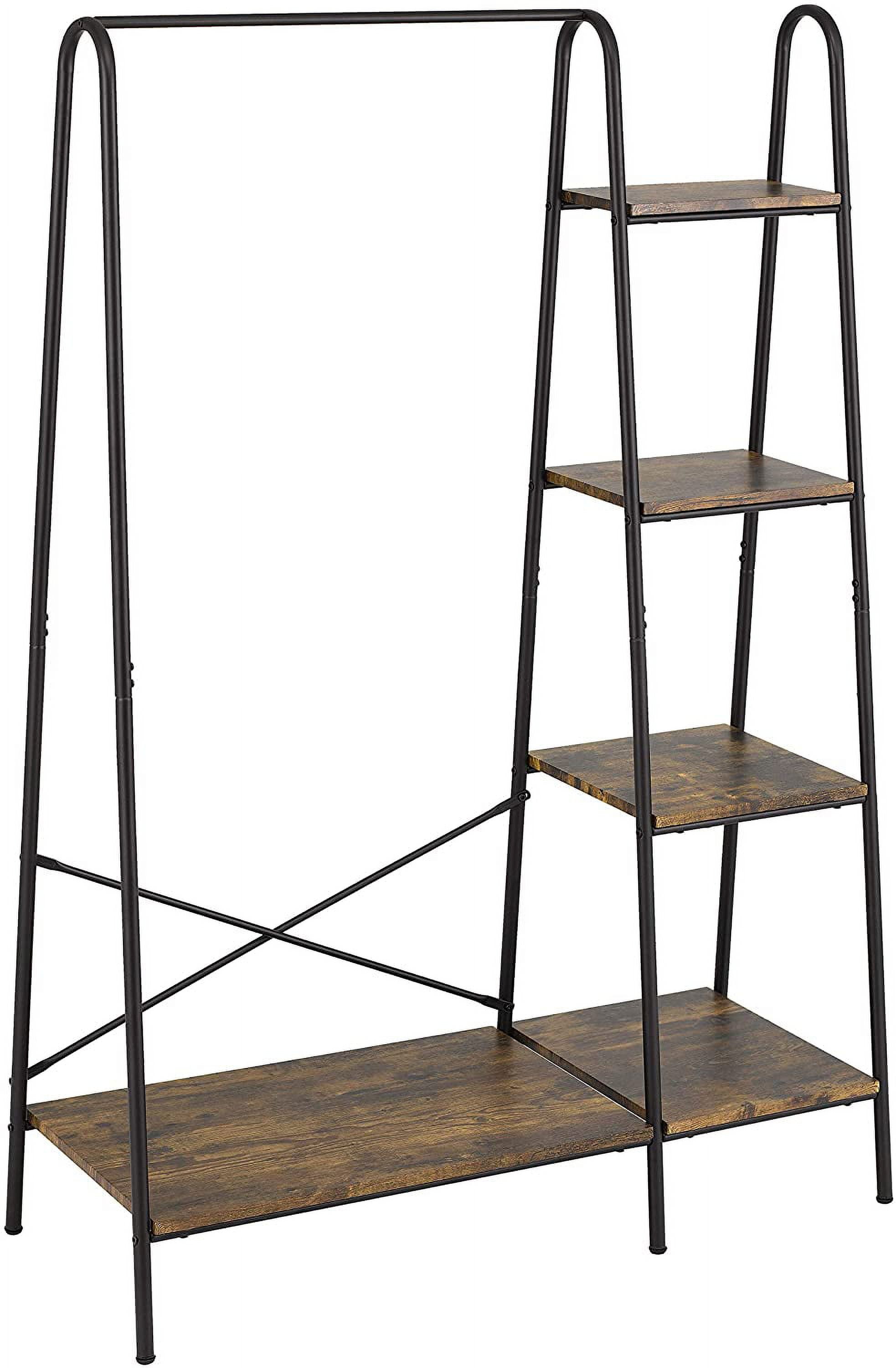 Rustic Clothes Rack, Clothing Rack for Hanging Clothes Heavy Duty ...