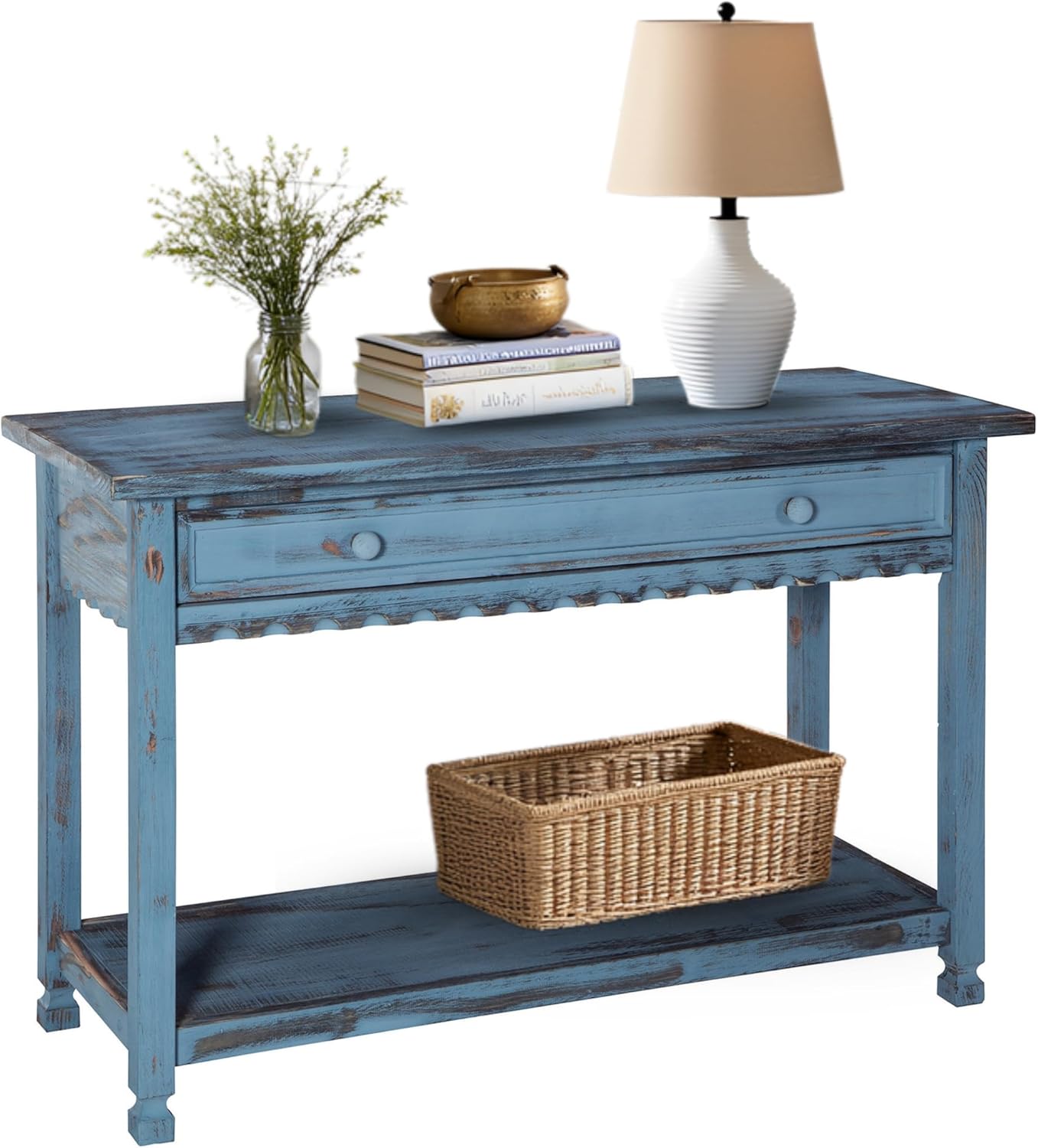 Blue Distressed Furniture