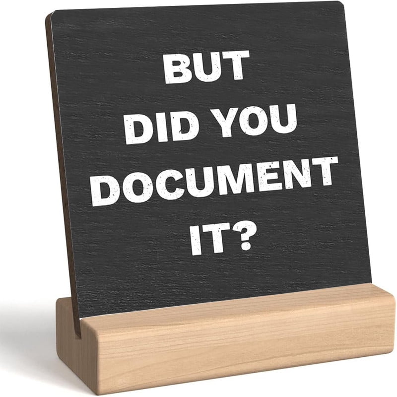 Rustic Country Black Wooden Sign Office Supplies Boss Manager Leader Hr ...