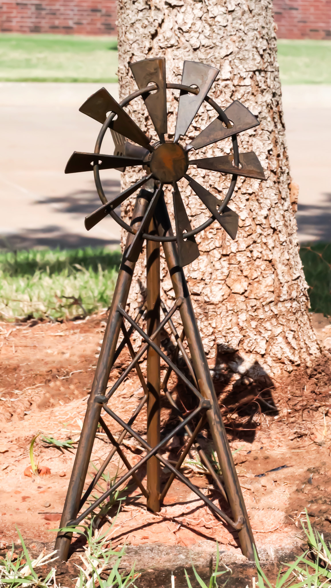 Rustic Country Farm Agricultural Windmill Outpost Wind Spinner Cast ...
