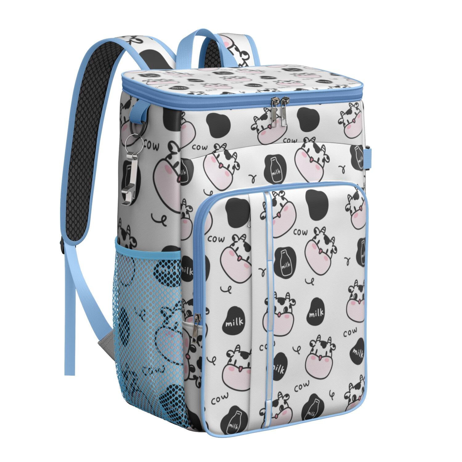 Rustic Cow Lovers Insulated Backpack Cooler – Leakproof Lunch Bag with ...