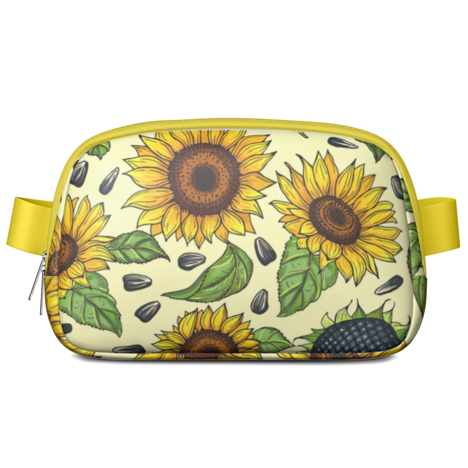 Rustic Cow Print Waist Bag – Highland Bull Fanny Pack with Floral ...