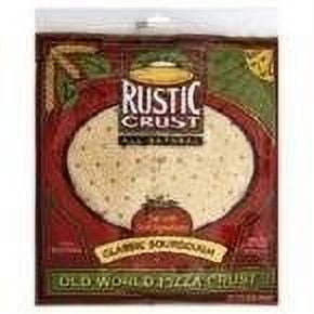Rustic Crust Classic Sourdough Flatbread Pizza Crust, 13 Ounce -- 8 per ...
