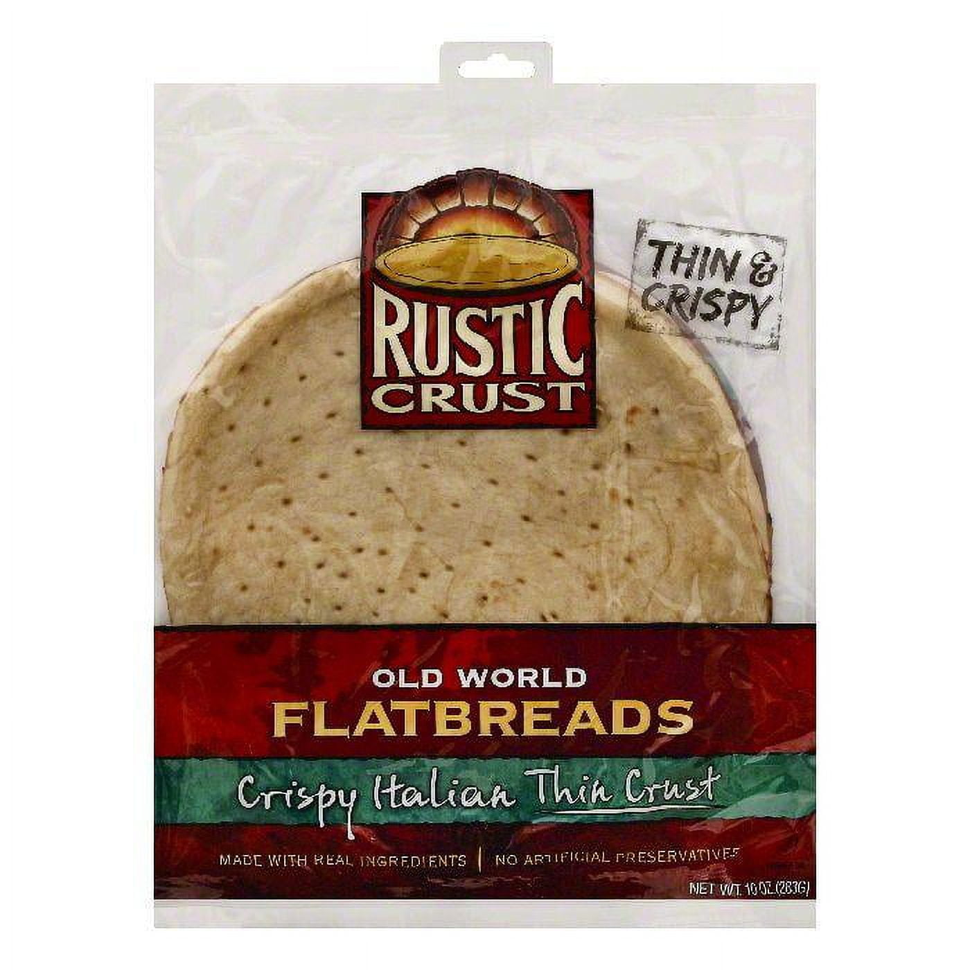 Rustic Crust Whole Grain Wheat Dough, Ready to Bake Crispy Italian Thin ...