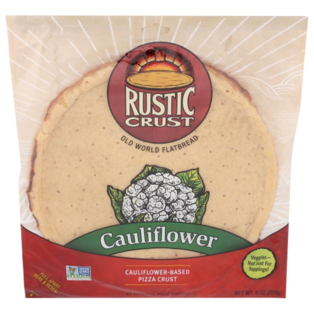 Rustic Crust - Pizza Crust Cauliflower - Single Crust - 9 oz - Walmart.com