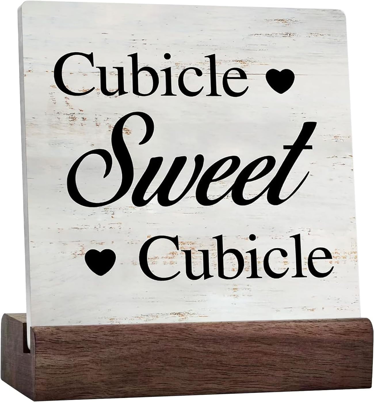 Rustic Cubicle Sweet Cubicle Ceramic Table Sign Funny Office Space ...